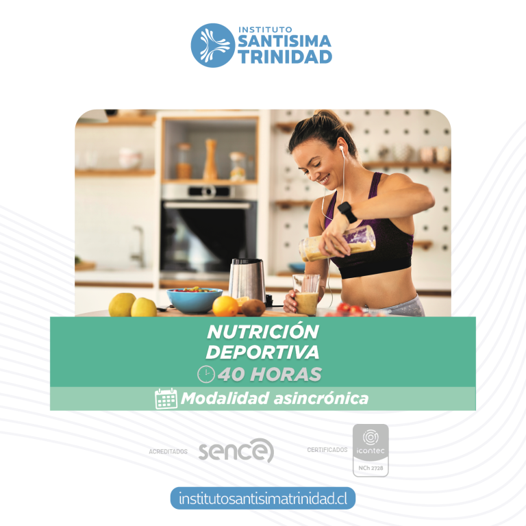 Nutricion deportiva (40 hrs) – Instituto Santisima Trinidad